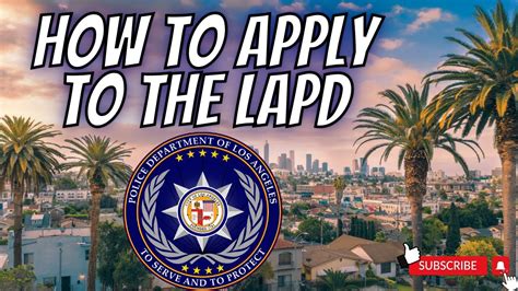 How To Apply To The Lapd Youtube