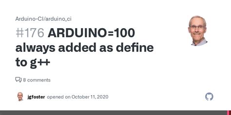 Arduino100 Always Added As Define To G · Issue 176 · Arduino Ciarduinoci · Github