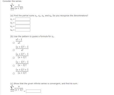 Solved Consider The Series N N N A Find The Chegg Com