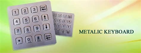 Metal Keypad Manufacturers Industrial Keyboards India