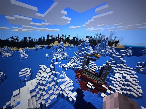 Nether Portal In Ice Biome Seed 1537846859 R Minecraftseeds
