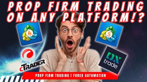 New Mt4 Mt5 Trading Bots On Ctrader And Dx Trade Platform For Prop Firm