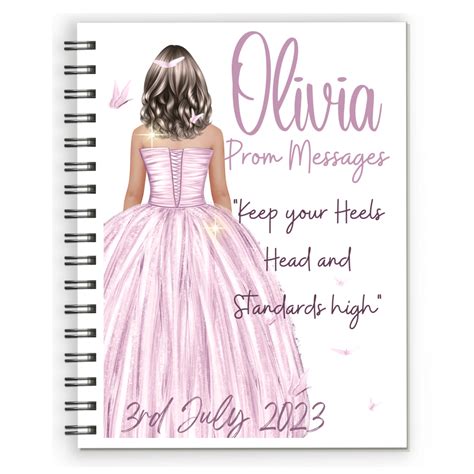 Prom Memory Book Prom T For Daughter Or Granddaughter Prom Keepsake