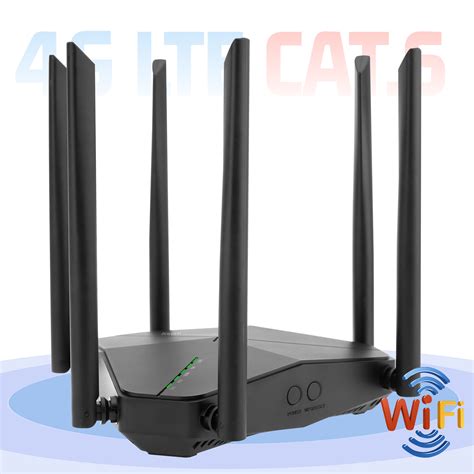 KuWFi Cat6 Wifi Router Rj11 Port Vpn 4g Wireless Router 2 4g 5g Unlocked 4g Modem Wifi Router