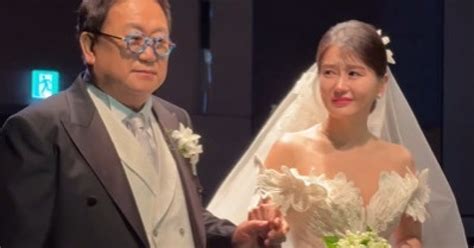 애틋한 부녀이용식 딸 이수민 결혼식 입장하며 눈물 글썽
