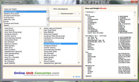 Free Unit Converter Download Softpedia