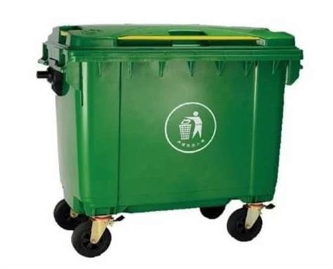 Hdpe 660l Four Wheel Garbage Container At Rs 17500 In Lucknow Id