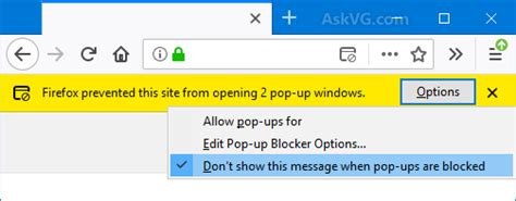 Stop Firefox Pop Up Ads