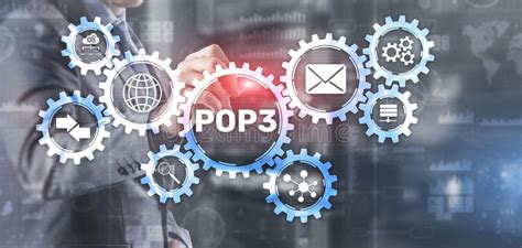 Pop3 Protocol It Technology Internet Concept Stock Image Image Of