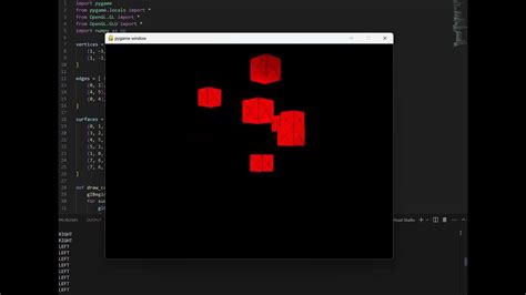Python Interactive 3d Cube Youtube