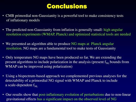 Testing Primordial Non Gaussianities In Cmb Anisotropies Ppt Download