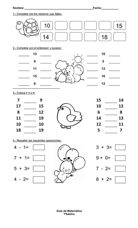 Guias De Matematica Primero Basico Pdf Estrategias Para Enseñar