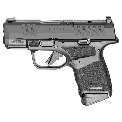 Springfield Armory Hellcat Micro Compact Osp 9mm Luger 3in Black Melonite Pistol 10 1 Rounds
