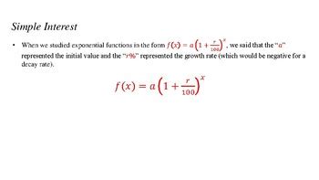 IB Math SL Financial Math PowerPoint By Bryan Stanton TpT