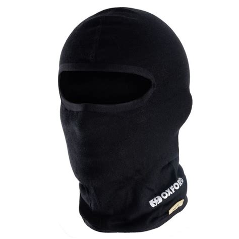 Oxford Deluxe Merino Balaclava Black Urban Rider
