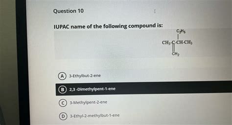 Answered Iupac Name Of The Following Compound… Bartleby