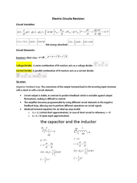Ecse 200 Electric Circuits Pdf Electrical Network Series And