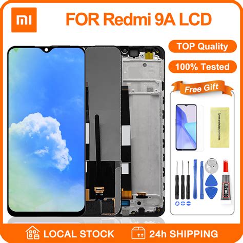 Original Lcd With Frame For Redmi 9a 9c Lcd Display Touch Screen