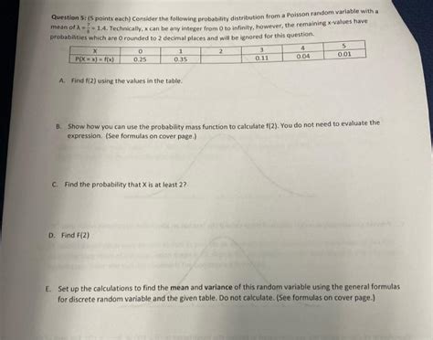 solved question 5 5 points each consider the following