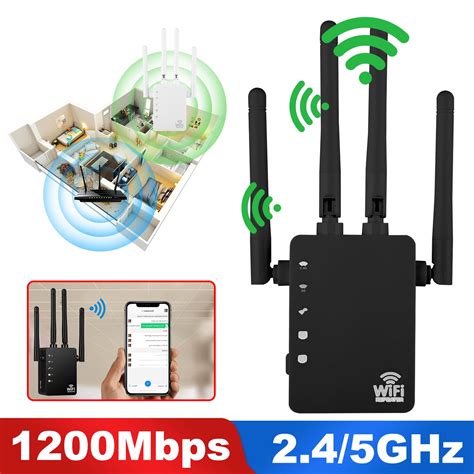 Eeekit Wifi Range Extender Mbps With Wps Internet Wireless Signal Booster Ghz Dual