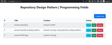 How To Implement Repository Design Pattern In Laravel 9 Programming