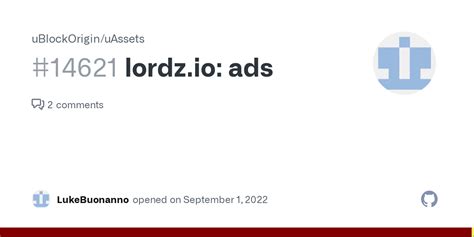 Lordz Io Ads Issue 14621 UBlockOrigin UAssets GitHub