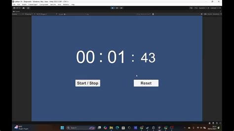 Timer Pada Unity Youtube