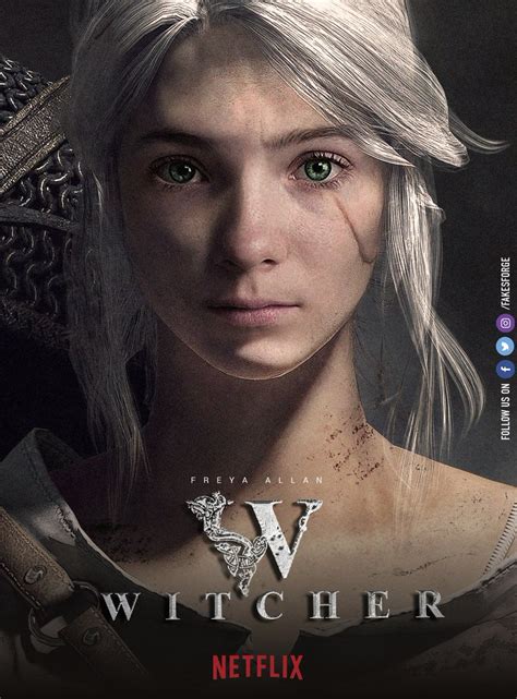 Freya Allan As Ciri By Fakes Forge R Witcher