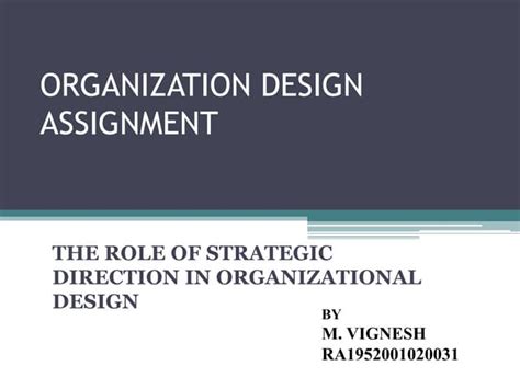 Role Of Strategic Direction Pptx
