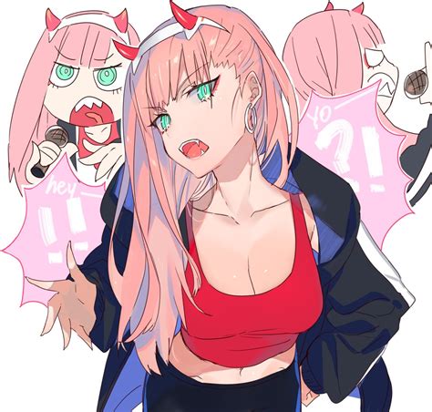 Rapper Zero Two Darling In The Franxx Know Your Meme
