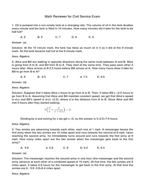 Math Reviewer For Civil Service Exam Pdf Triangle Numbers