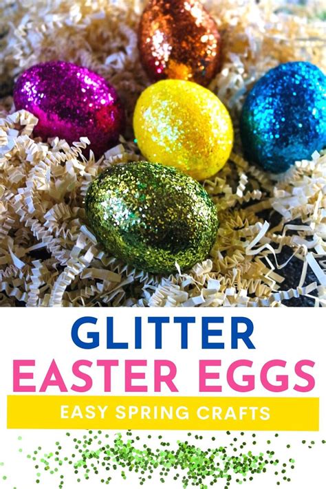 Easy Diy Glitter Easter Eggs Life Over Cs