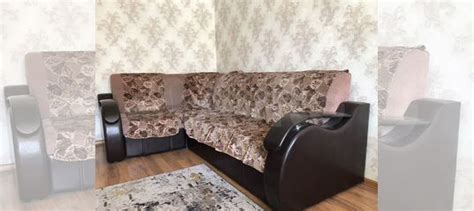 Угловой диван бу , б/у , цвет Коричневый купить в Йошкар-Оле | Авито