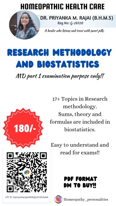 Research Methodology And Biostatistics Dr Priyanka Rajai