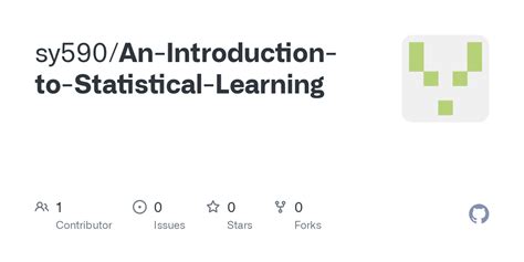 Github Sy An Introduction To Statistical Learning