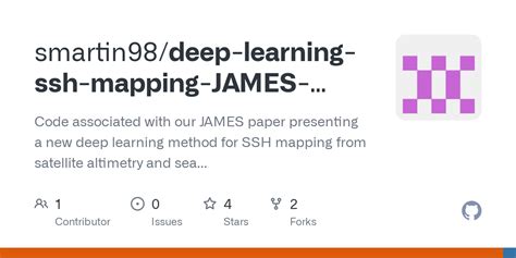 Github Smartin98deep Learning Ssh Mapping James Paper Code