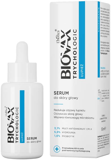 BIOVAX Trychologic Łupież Serum do skóry głowy 13613341785 - Allegro.pl