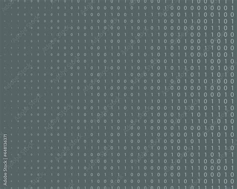 Random Numbers 0 And 1 Background In A Matrix Style Binary Code