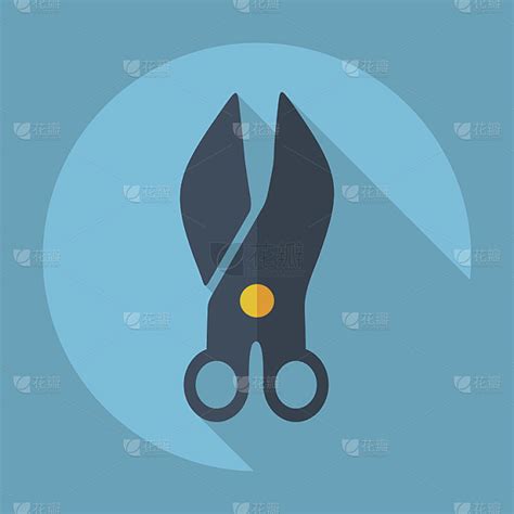 平面现代设计与影子文具剪刀