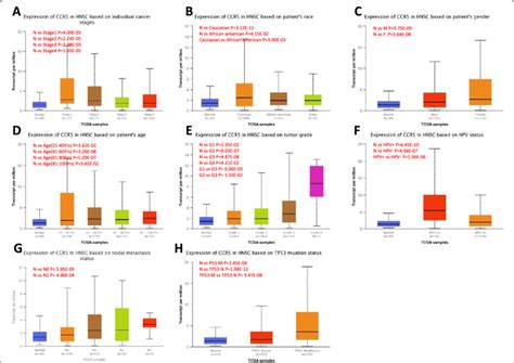 Correlation Between Ccr5 Mrna Expression Level And Clinicopathological