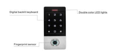 Touch IP Keypad With KHz RFID Fingerprint Access And WiFi