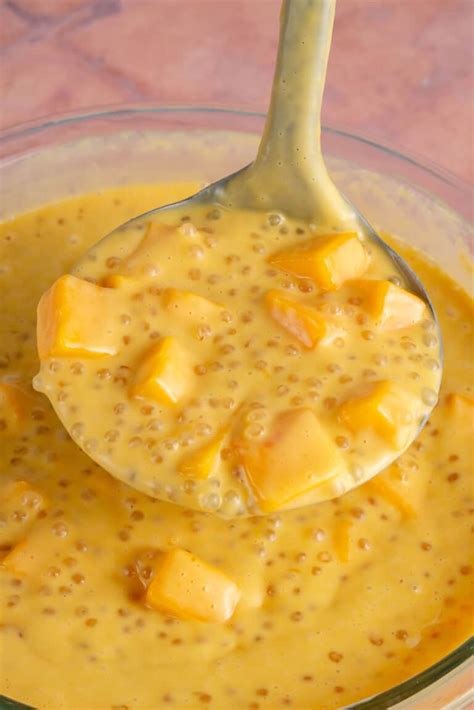 Easy Mango Sago Tapioca Pudding Sweet Simple Vegan