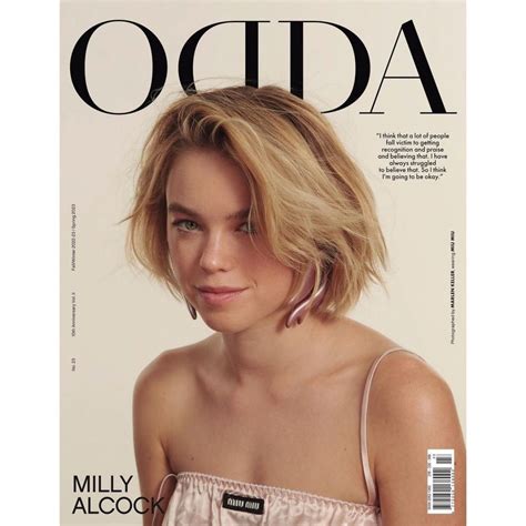 Milly Alcock In Odda Magazine September 2022 Hawtcelebs