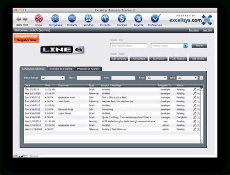 The Mac Office Free Filemaker Solution Excelisys Business Tracker For Filemaker Business