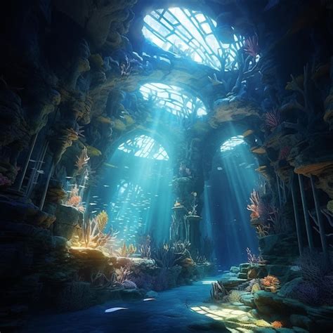 Premium Ai Image Amazing Underwater World Scenery