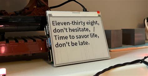 this ai clock uses chatgpt to generate tiny poems that tell the time the verge