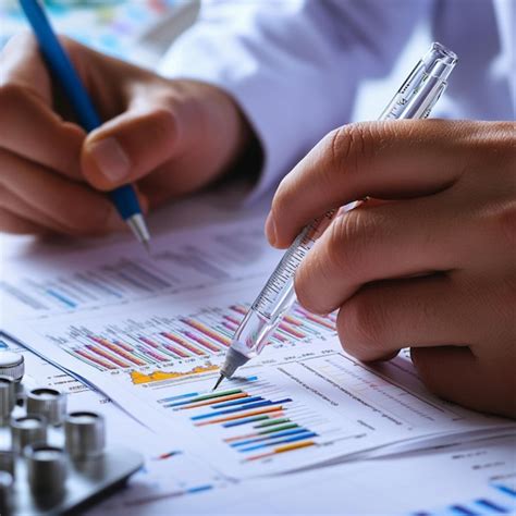 Statistical Analysis Of Clinical Trial Data With Charts And Graphs Premium Ai Generated Image