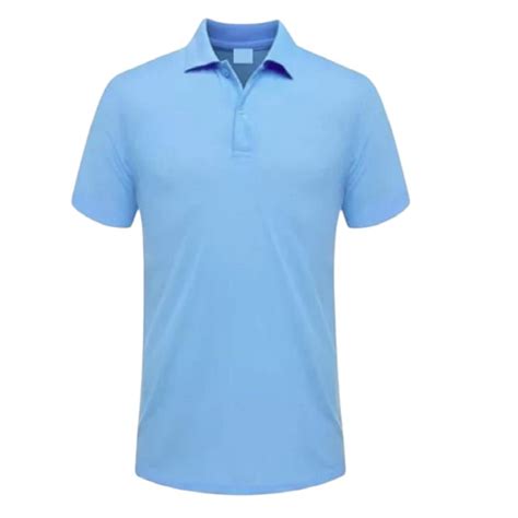 Polo Cuello Camisero Manga Corta Celeste L Oechsle Oechsle
