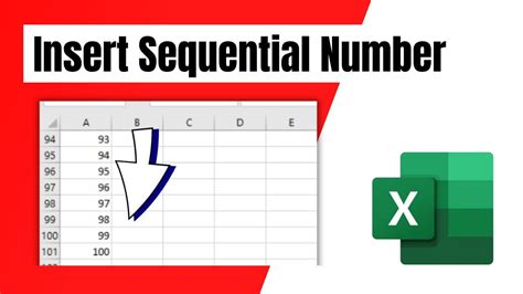 How To Make A List Of 1 To 100 In Excel Youtube