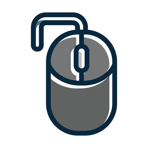 Computer Mouse Vector Thick Line Filled Dark Colors 34792575 Vector Art At Vecteezy